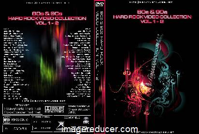 80s & 90s HARD ROCK VIDEO COLLECTION Vol. 1-4 (4 DVDs)