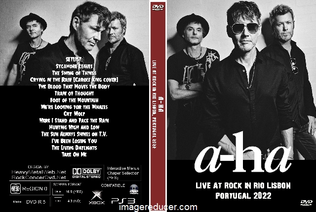 A-HA Live at Rock in rio Lisbon, Portugal 2022 DVD