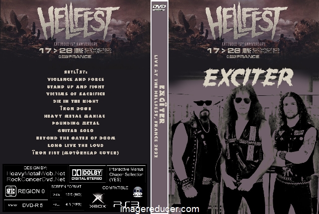 EXCITER Live At The Hellfest, France 2022 DVD