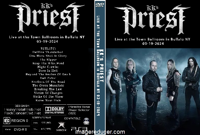 KK's PRIEST Live at the Town Ballroom in Buffalo NY 03-19-2024 DVD