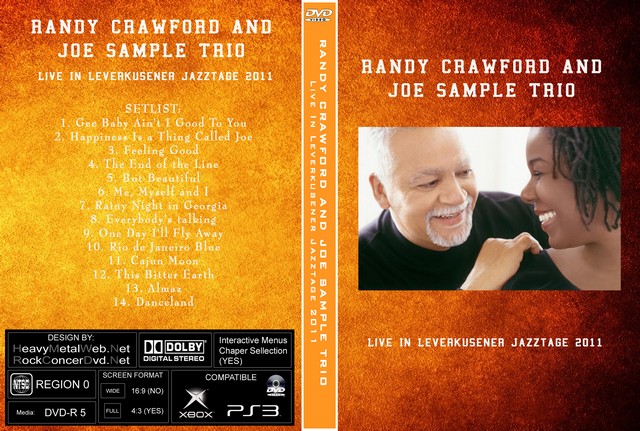 RANDY CRAWFORD AND JOE SAMPLE TRIO Live In Leverkusener Jazztage 2011 DVD