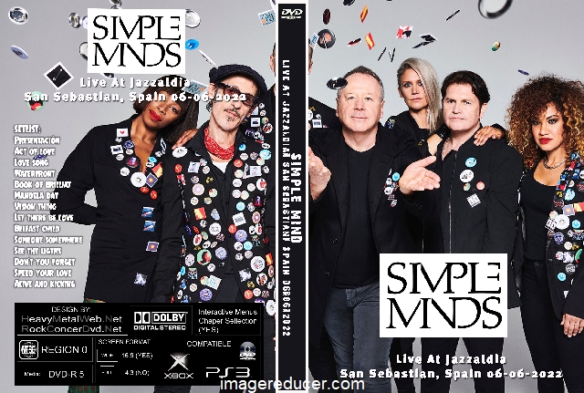SIMPLE MIND Live At Jazzaldia, San Sebastian, Spain 06-06-2022 DVD